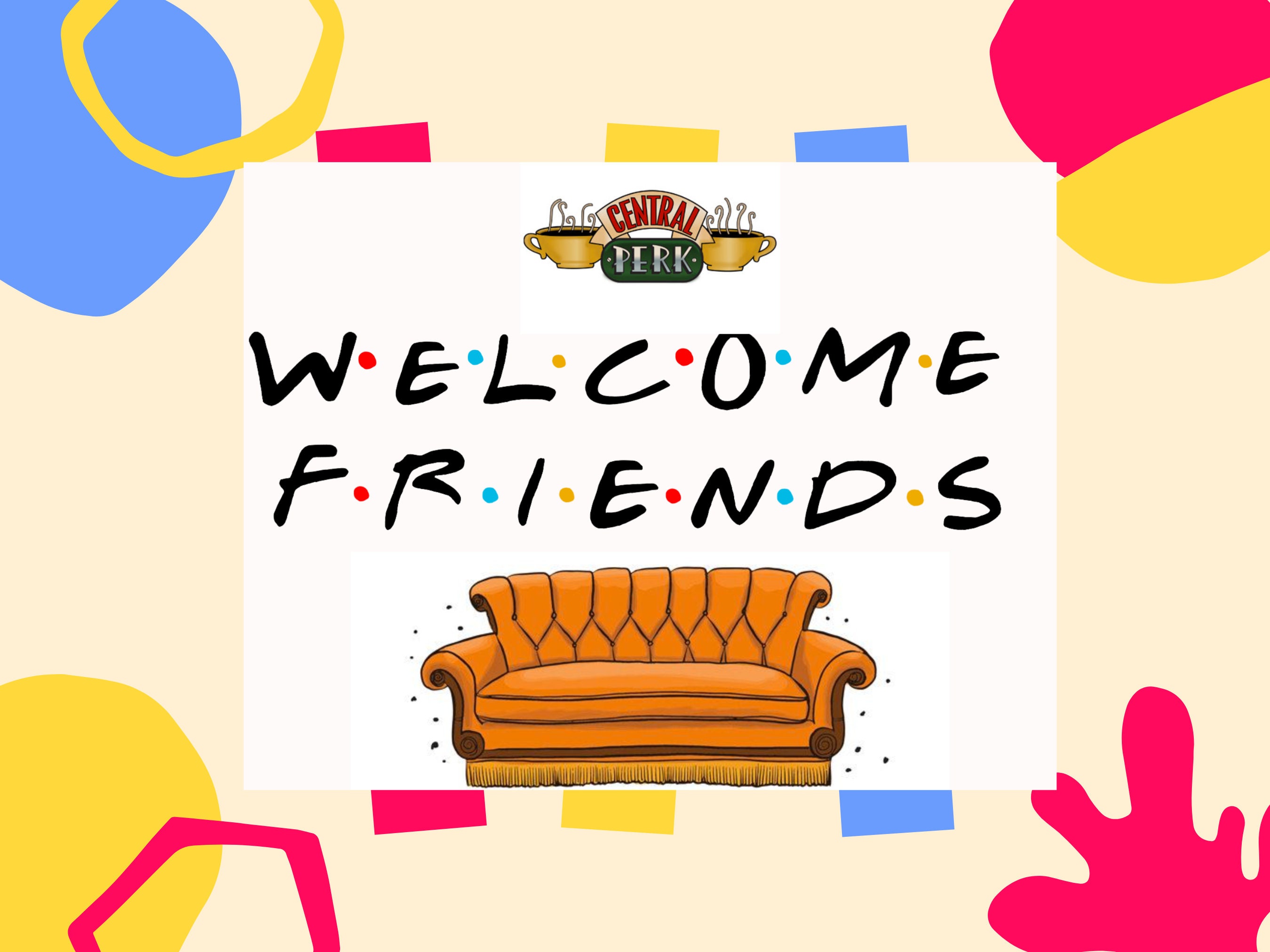 FRIENDS Show Trivia Template - Etsy