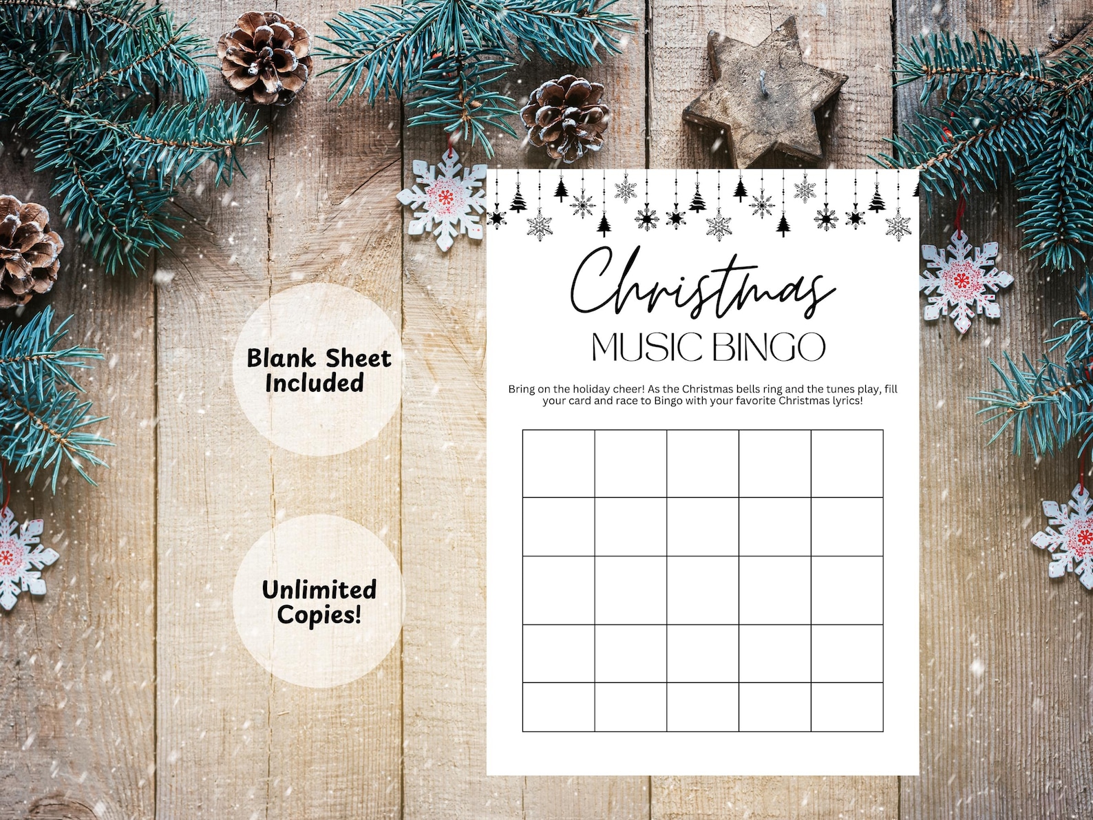 Christmas Songs Bingo, 40 Bingo Cards Based on Holiday Music - Etsy