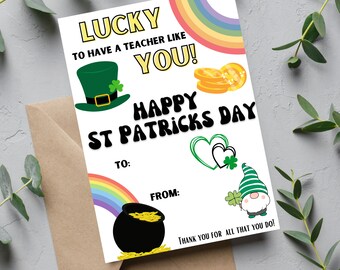 St Patricks Day Teacher Appreciation Gift, We Struck Gold Having a ...