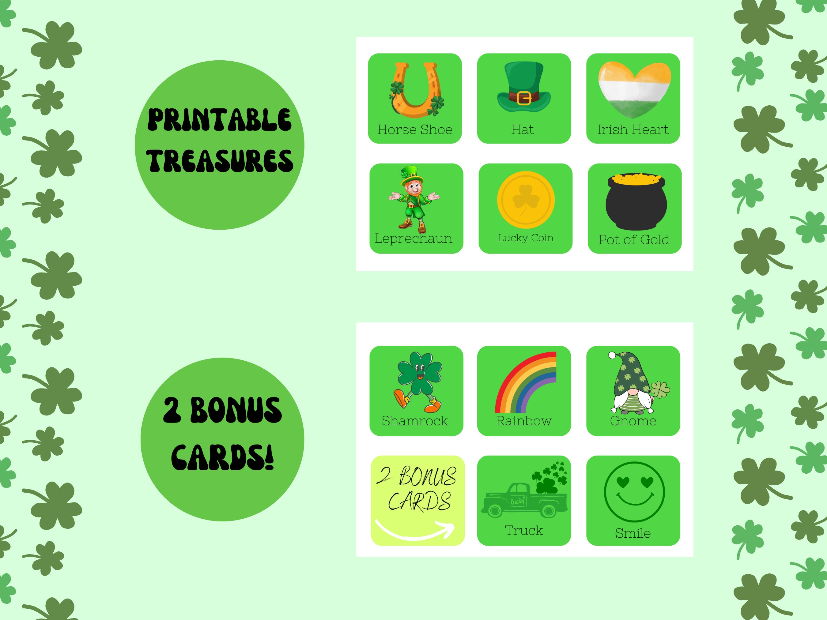 St. Patrick's Day Scavenger Hunt for Little Kids, St. Patricks Day ...