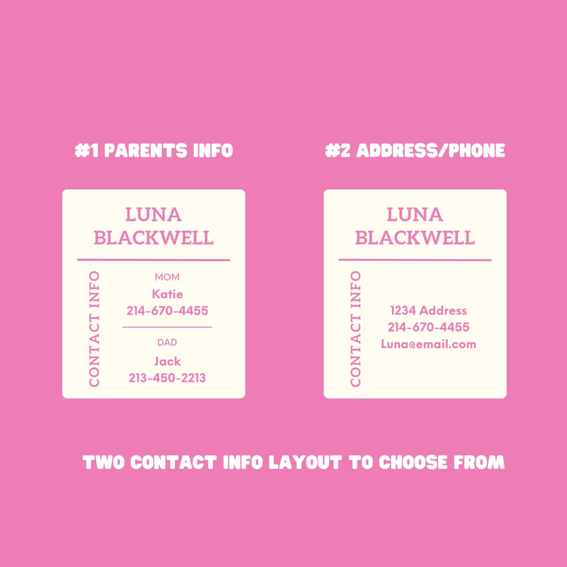 Personalized Diaper Bag Tag for Daycare, Custom Luggage Tag for Kids ...