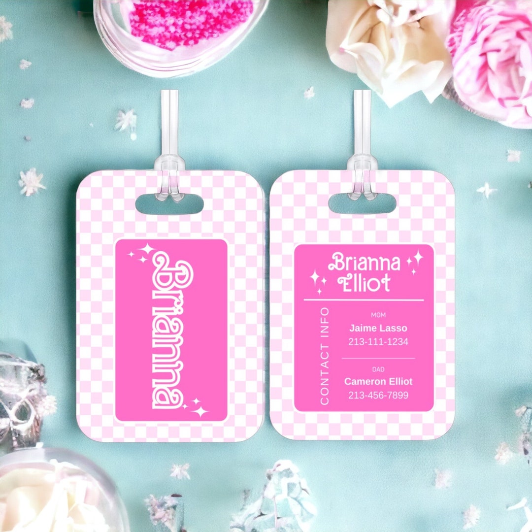 Personalized Kids Bag Tag for Back to School | Name Tag for Backpack ...