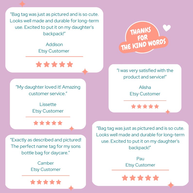 Personalized Girl Bag Tag for Backpack and Diaper Bag Custom Monogram ...