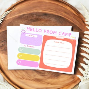 Personalized Summer Camp Stationery Set for Girls | Summer Camp ...