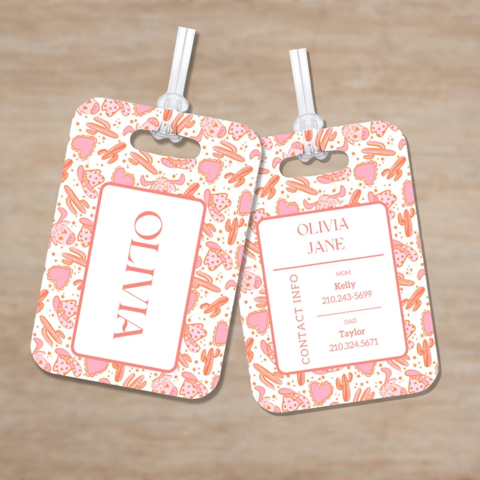 Personalized Kids Bag Tag for Back to School | Name Tag for Backpack ...