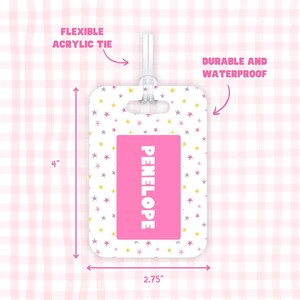 Personalized Kids Bag Tag for Back to School, Diaper Bag Tag | Name Tag ...