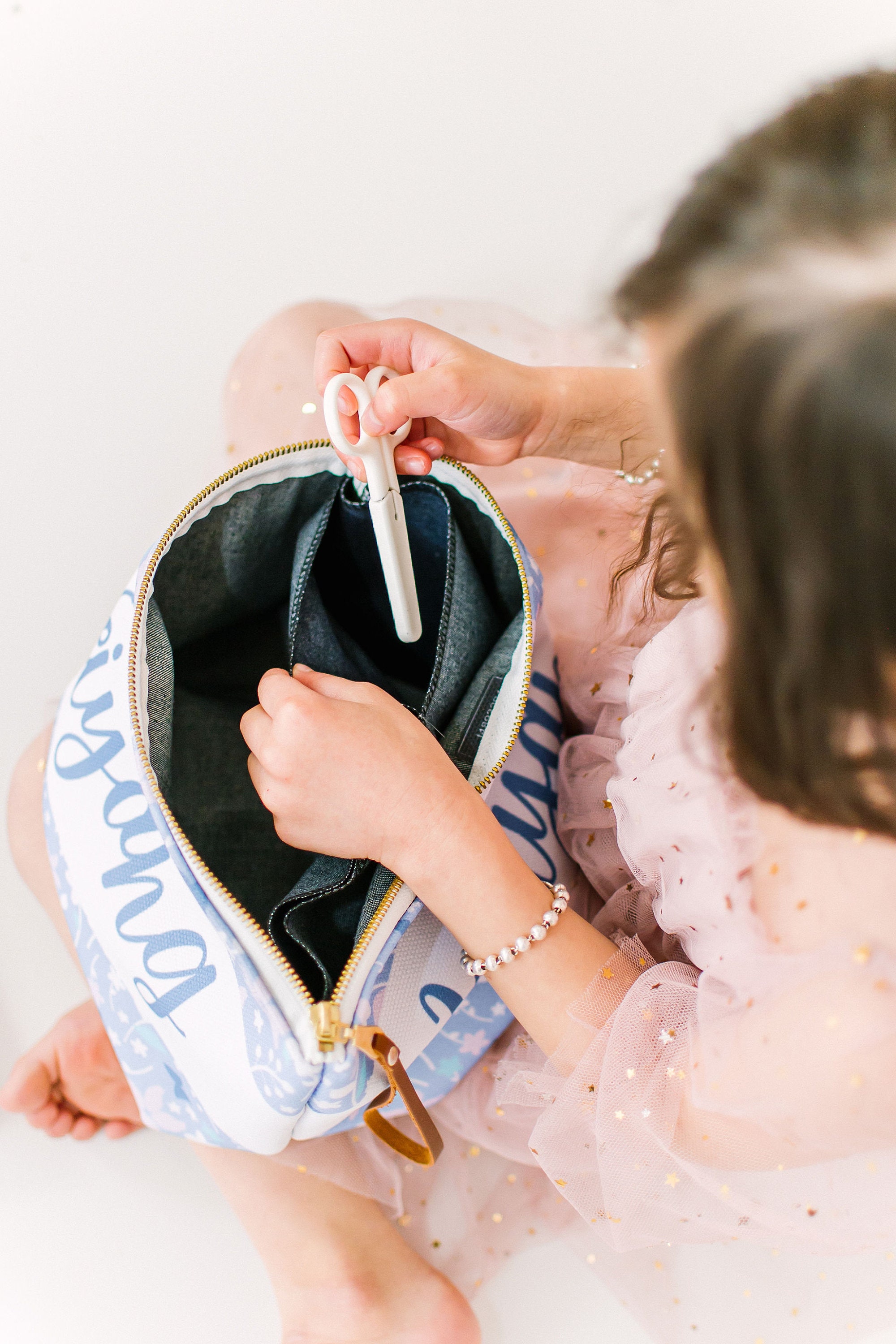 Personalized Pouch for Girls Custom Makeup Bag School Supplies Bag ...