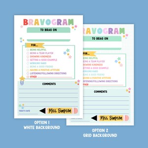 Happy Teacher Mail bravogram Notecards, Personalized Teacher Stationery ...