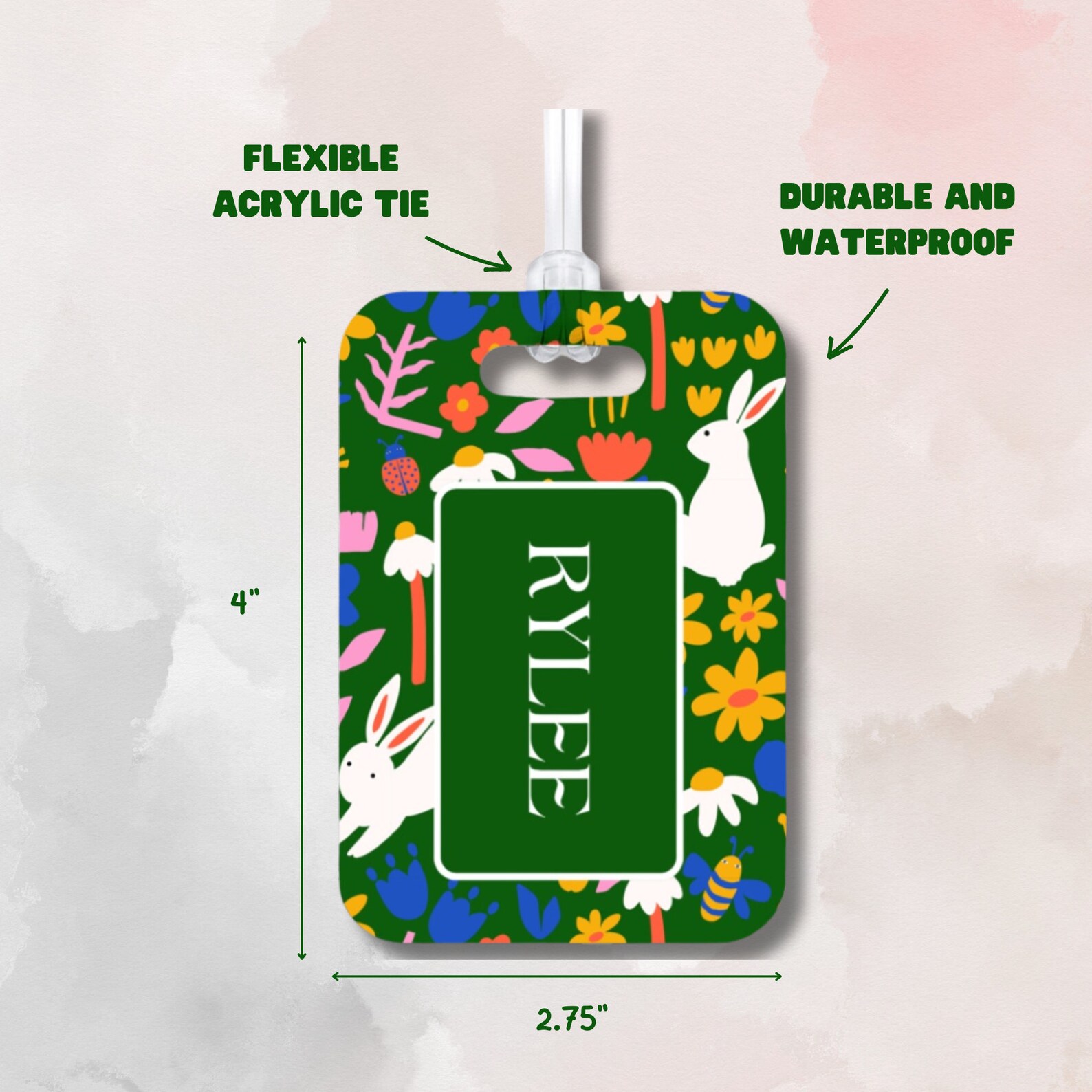 Personalized Kids Bag Tag for Back to School | Name Tag for Backpack ...