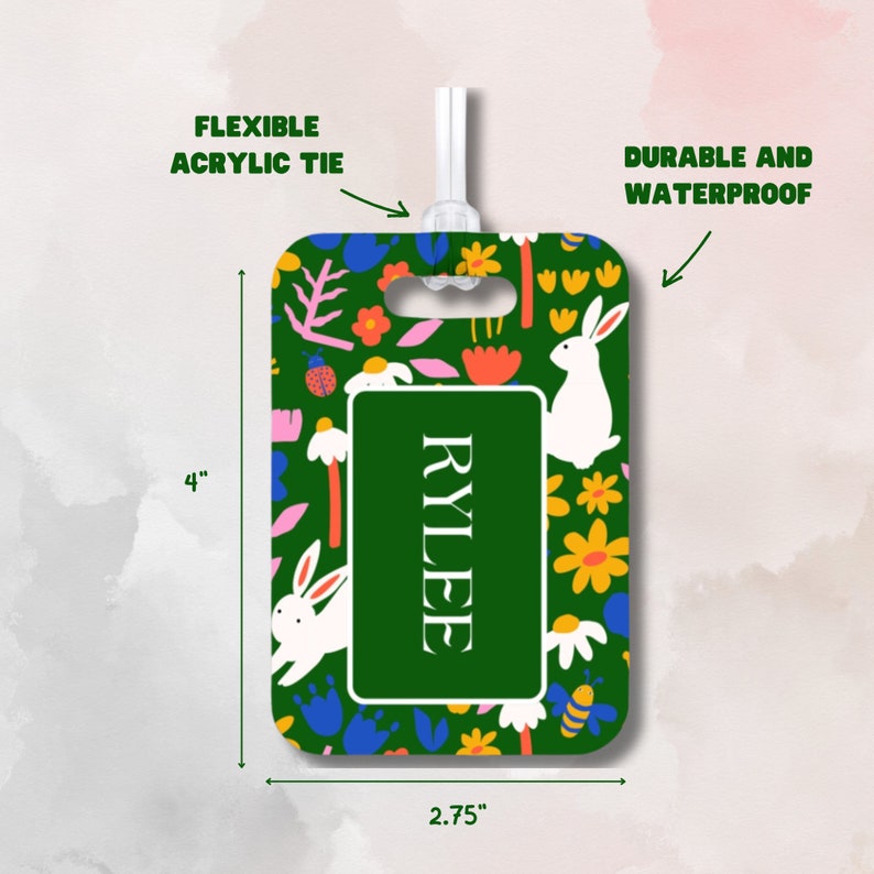 Personalized Kids Bag Tag for Back to School | Name Tag for Backpack ...