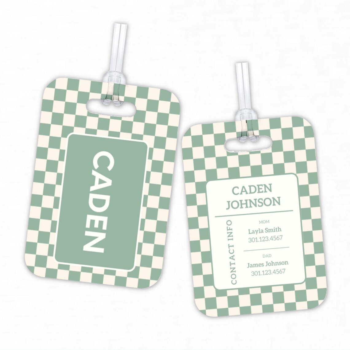 Personalized Kids Bag Tag for Back to School Name Tag for - Etsy