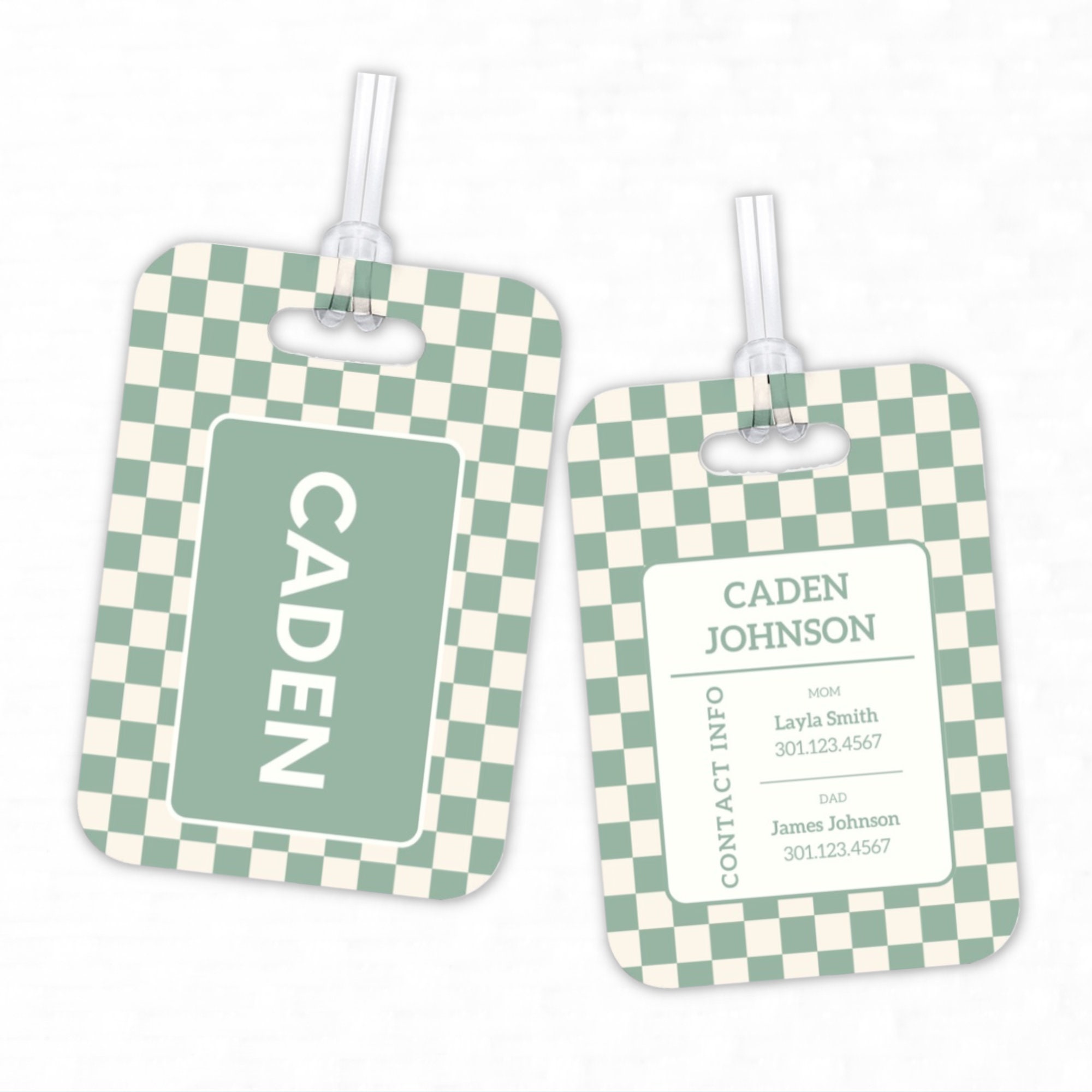 Personalized Kids Bag Tag for Back to School | Name Tag for Backpack ...