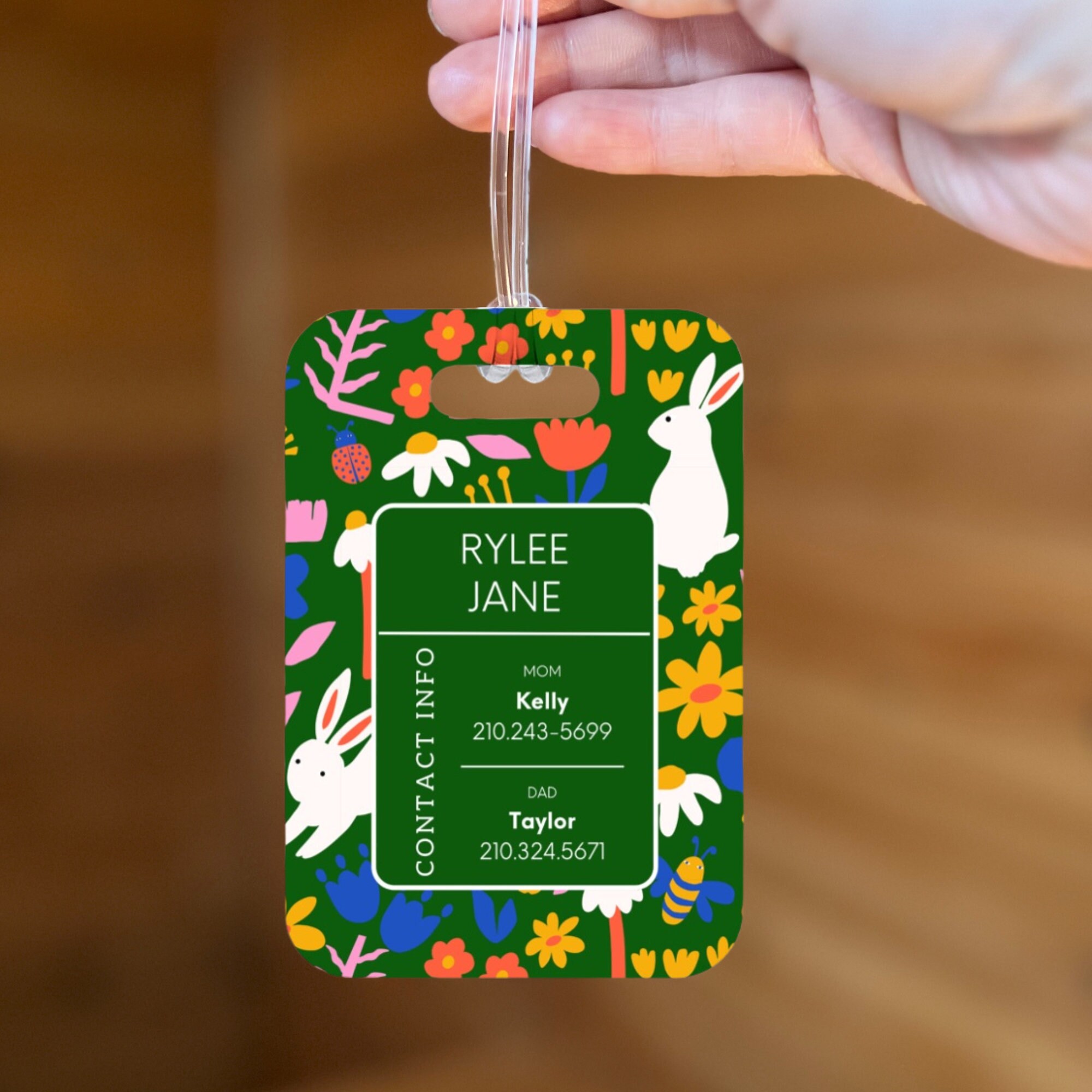 Personalized Kids Bag Tag for Back to School | Name Tag for Backpack ...