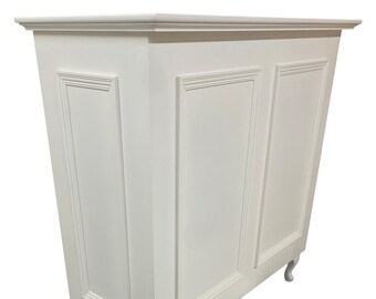 Large Curved Reception Desk French Style Shabby Chic - Etsy