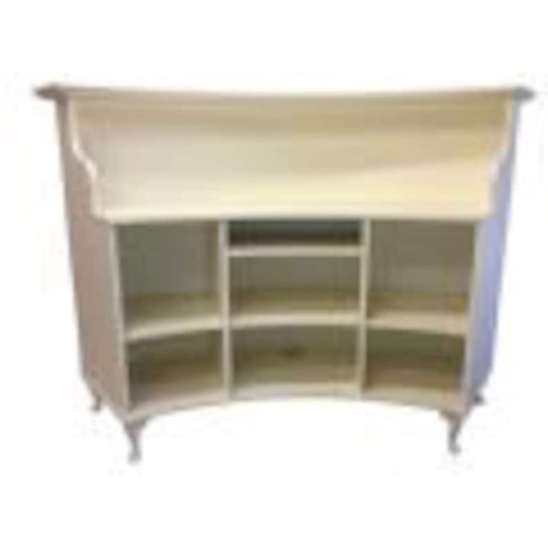 Large Curved Reception Desk French Style Shabby Chic - Etsy