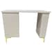 Luxury U Shape Curved Pleated Front Reception Desk for Salon or Retail ...