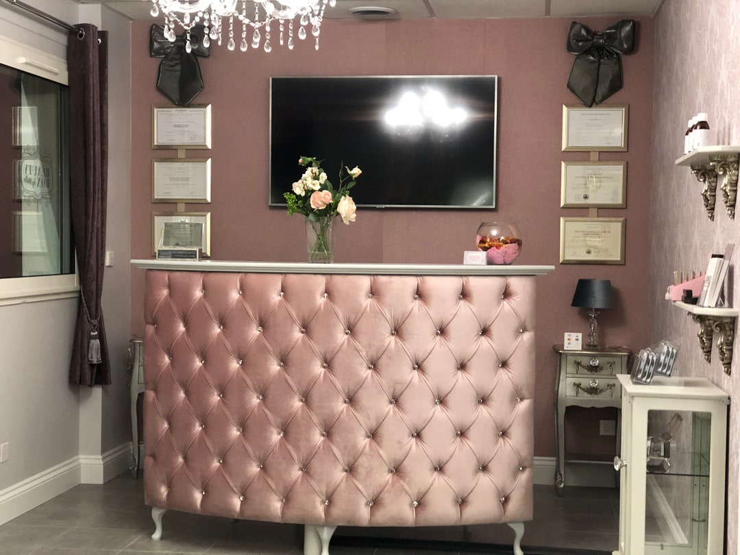 Padded Front Reception Desk - Etsy