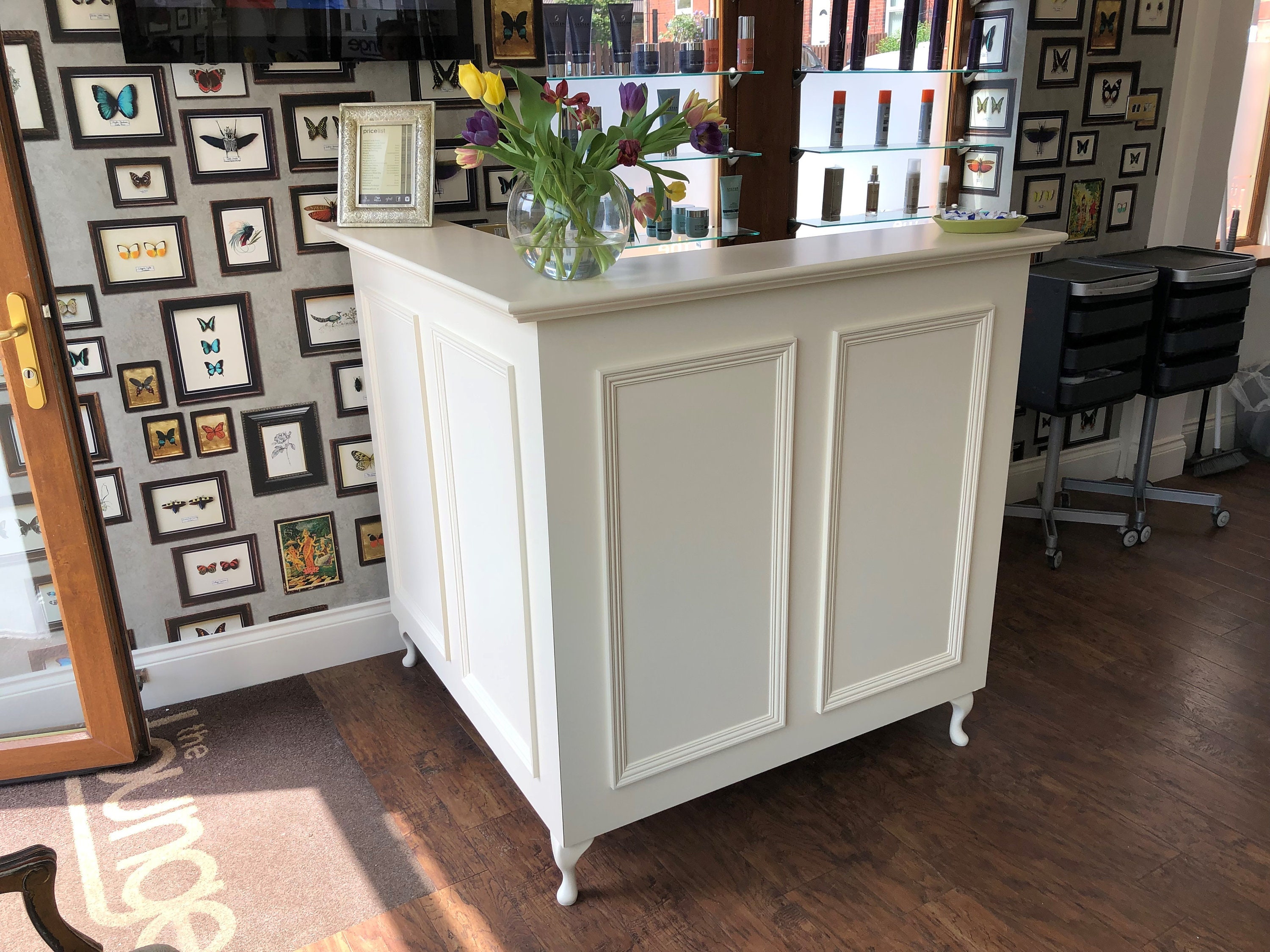 Salon Reception Desk - French Style Shabby Chic - Etsy UK