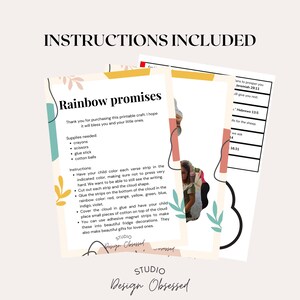 Rainbow Bible Promises | Sunday School Christian Homeschool Bible Verse ...