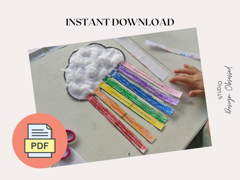 Rainbow Bible Promises | Sunday School Christian Homeschool Bible Verse ...