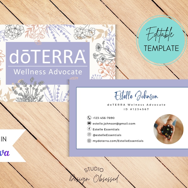 Doterra Business Cards - Etsy