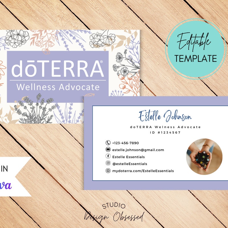 Doterra Business Cards - Etsy