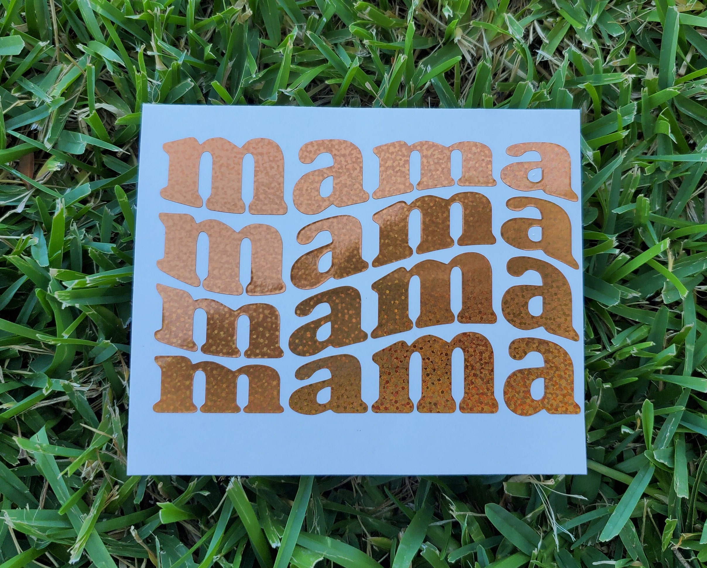 Mama Car Decal, Retro Mama Vinyl Decal, Window Decal, Laptop Decal, Mom ...