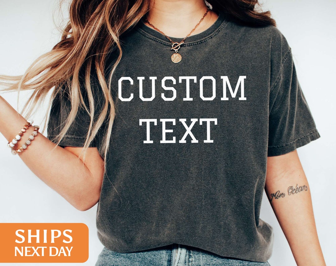 Custom Shirt, Custom Shirts, Custom Long Sleeves, Personalized T-shirt ...