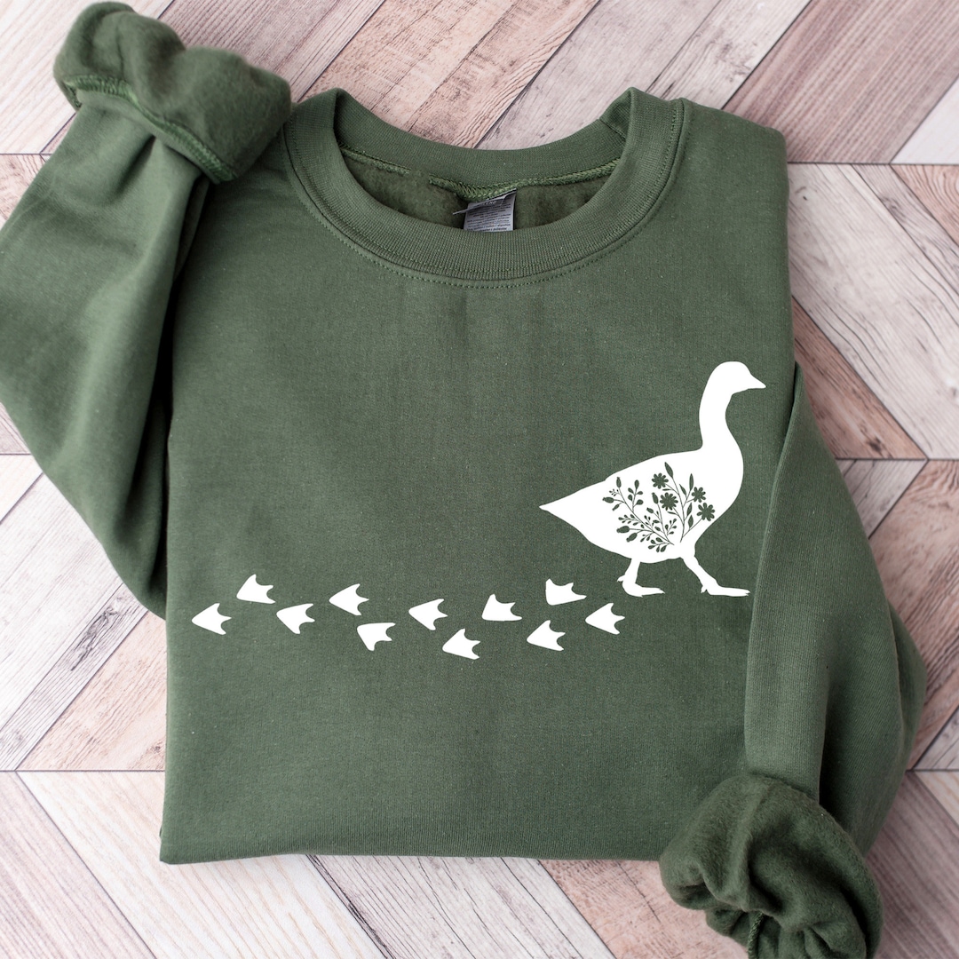 Duck Sweatshirt, Ducks Hoodie, Animal Lover Crewneck, Duck Mom ...