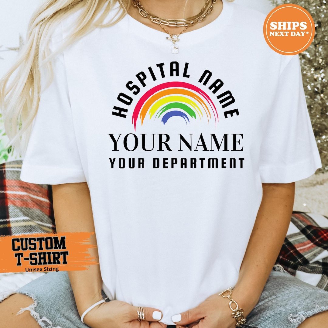 Custom Logo and Name Shirt, Department Shirt, Hospital Day, Hospital ...