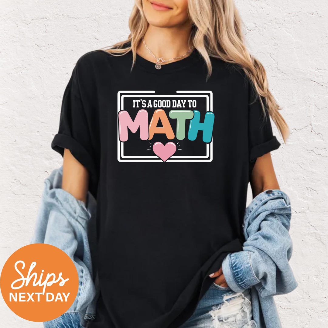 Comfort Colors® Math Teacher Shirt,math Lover Shirt,gift for Math ...