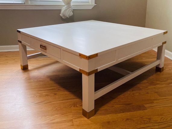 Large Square Coffee Cocktail Table - Etsy