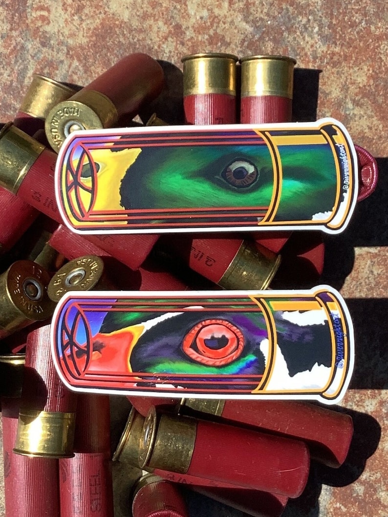 DUCK VALUE PACK Mallard & Wood Duck Shotgun Shell Stickers - Etsy