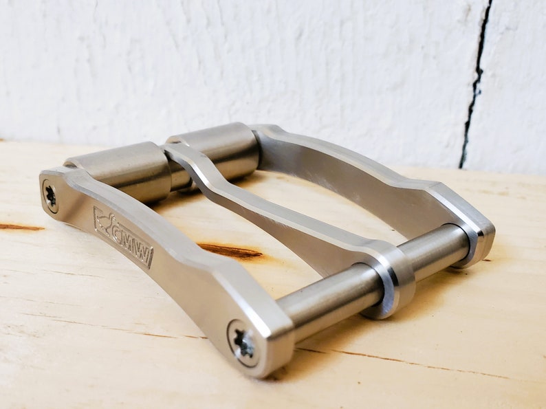 Roller Belt Buckle CNC Machined 304SS - Etsy