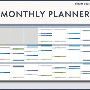 Ultimate Planner Bundle - Digital Planners Excel Template | Weekly ...