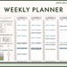 Weekly Planner Google Sheets Template: Task Schedule (digital) - Etsy