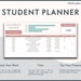 Student Planner Excel Spreadsheet | Assignment Tracker | College ...
