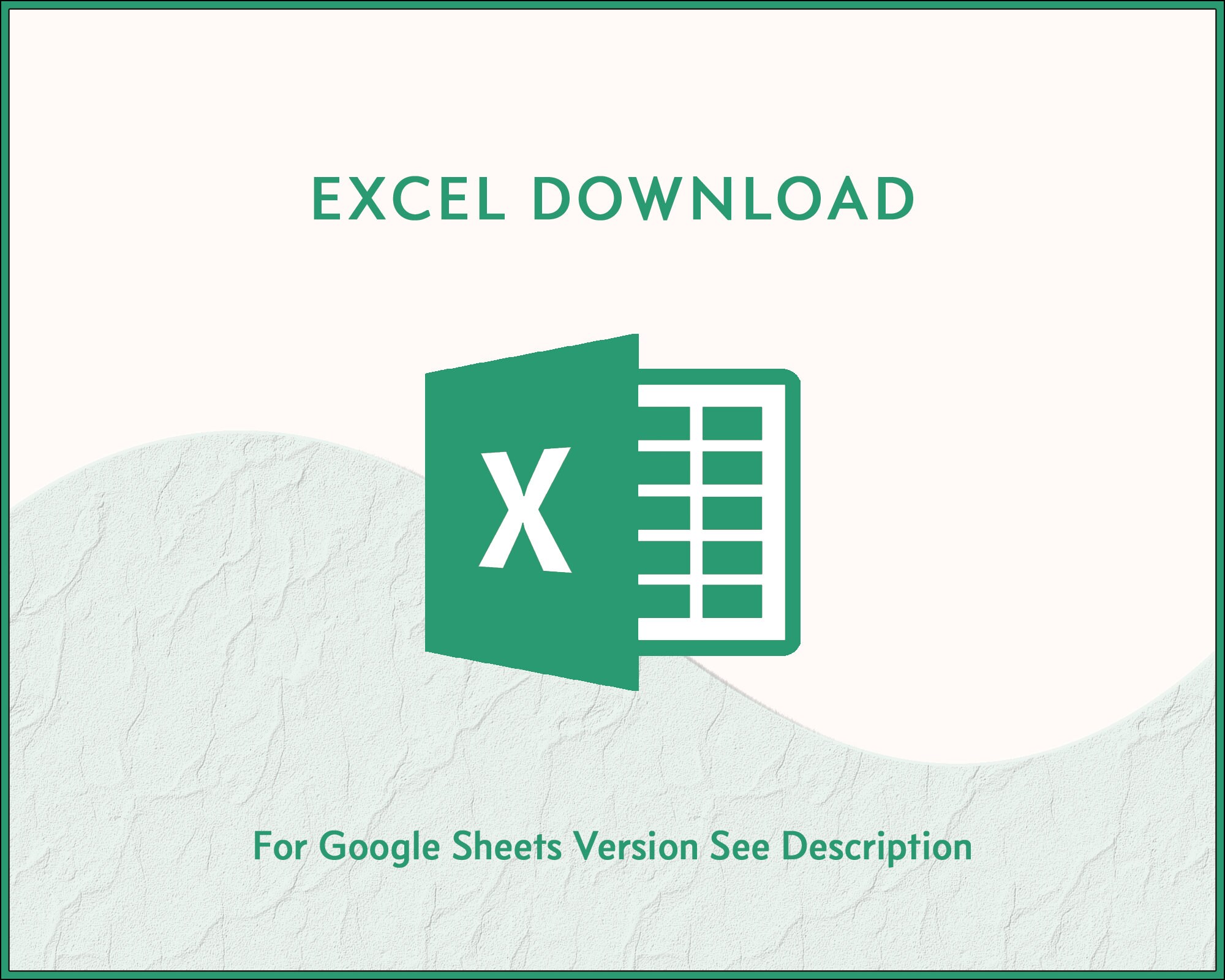 Habit Tracker for Excel Template - Etsy