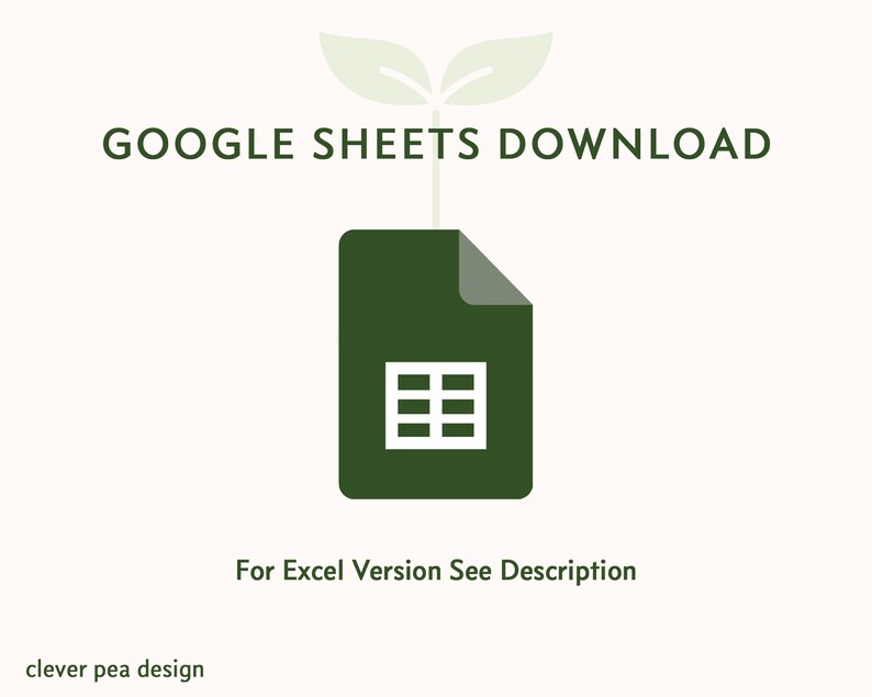 Habit Tracker for Google Sheets Template - Etsy
