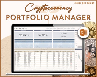 Cryptocurrency Investment Tracker | Excel | Template | Instant Download ...