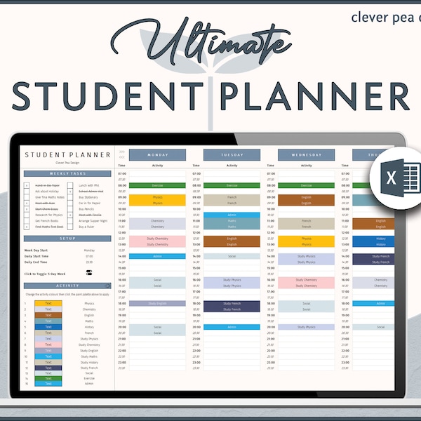Student Planner - Etsy