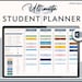 Student Planner Excel Spreadsheet | Assignment Tracker | College ...