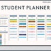 Student Planner Excel Spreadsheet | Assignment Tracker | College ...