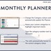 Monthly Planner Excel Template: Customizable Task Schedule (XLSX & PDF ...