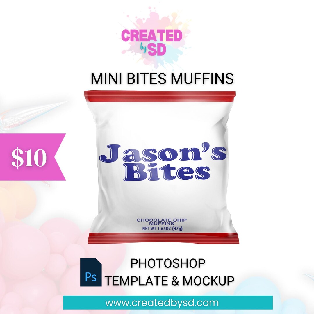 Mini Bites Template and Mockup - Etsy