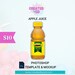 Apple Juice Pack Template and Mockup - Etsy