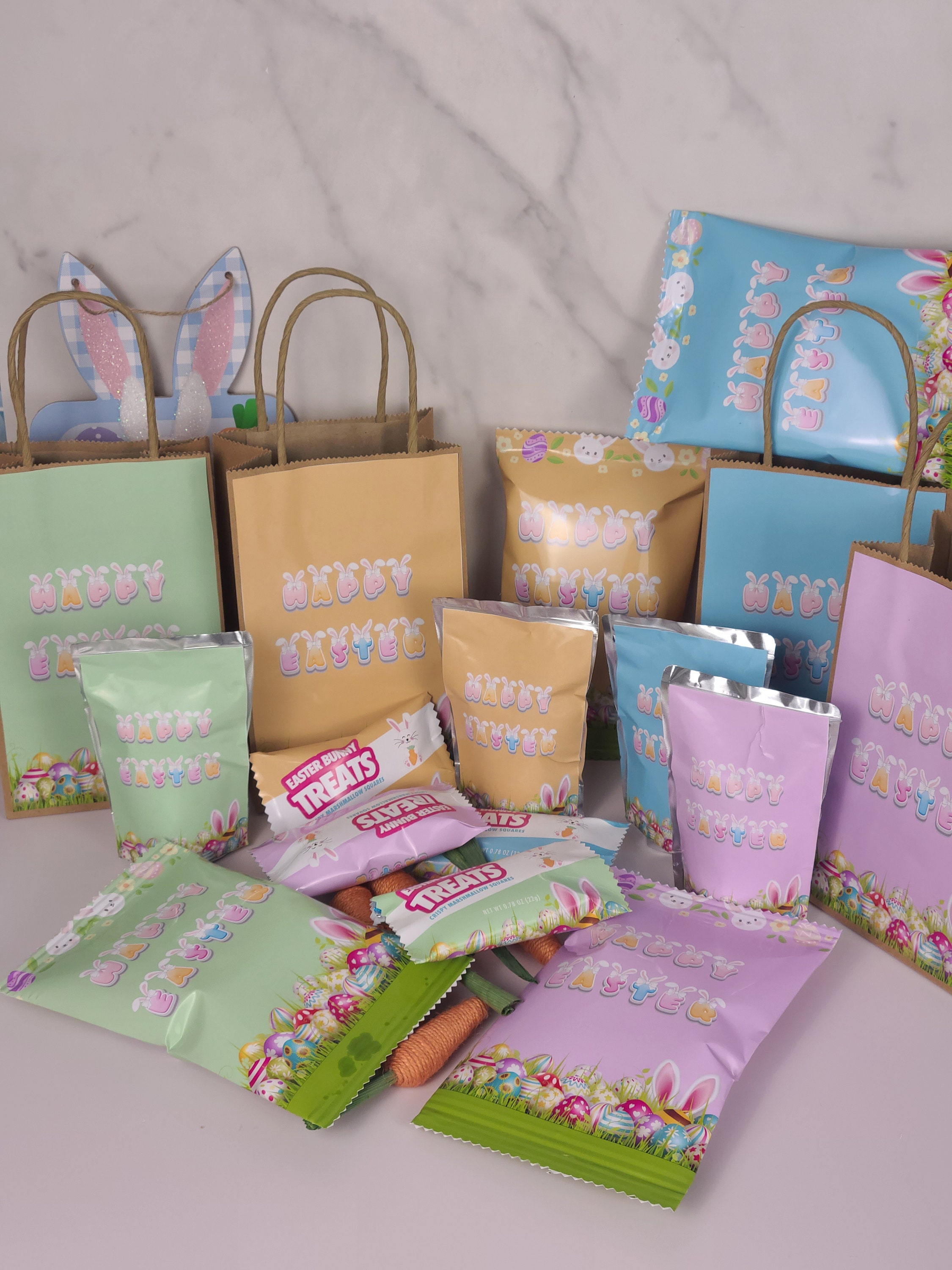 Mega Bundle Easter Bunny Templates Chip Bag Bundle Juice - Etsy