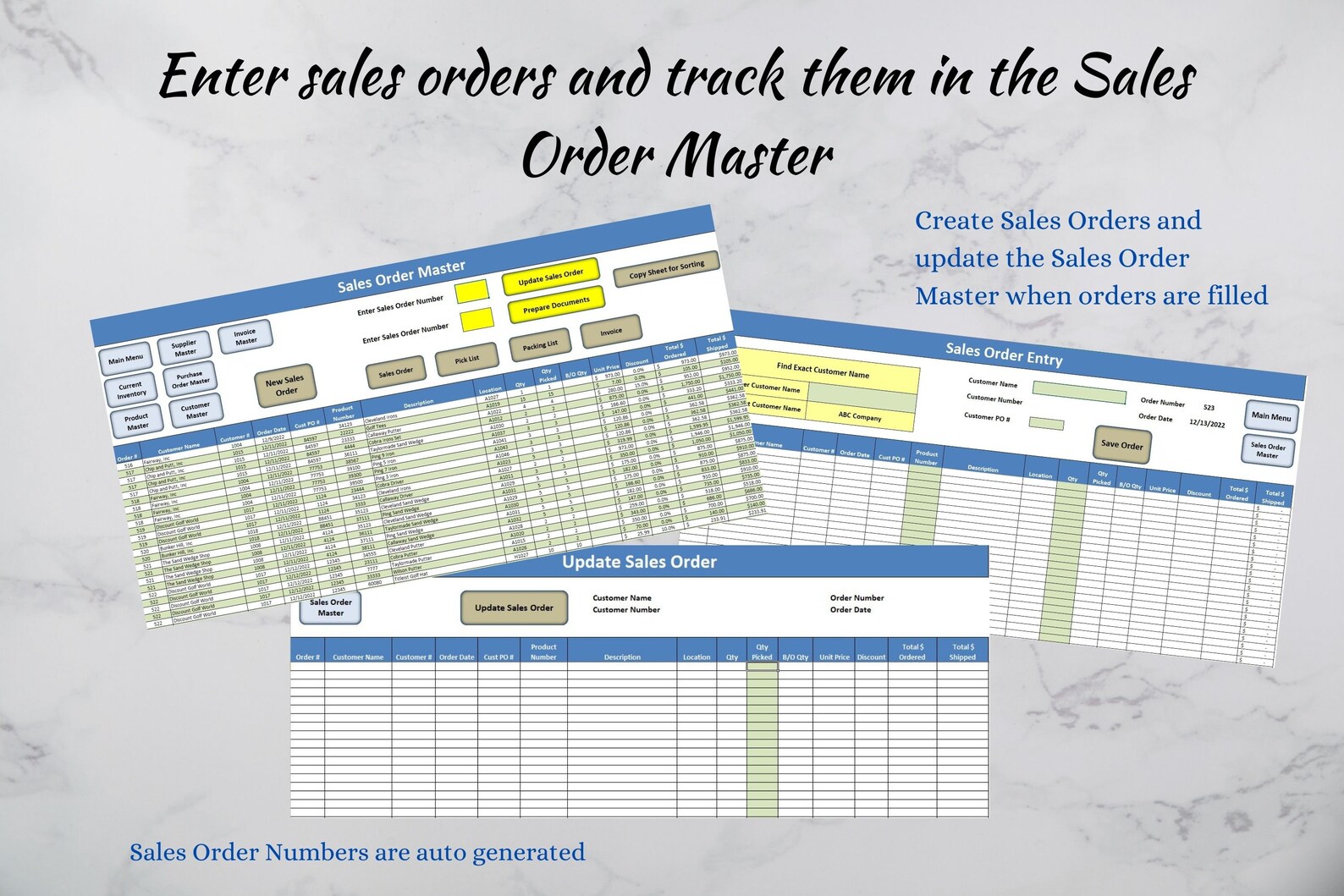 Inventory Management Template | Stock Management | Order Processing ...