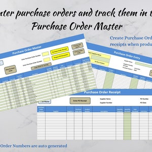 Inventory Management Template | Stock Management | Order Processing ...