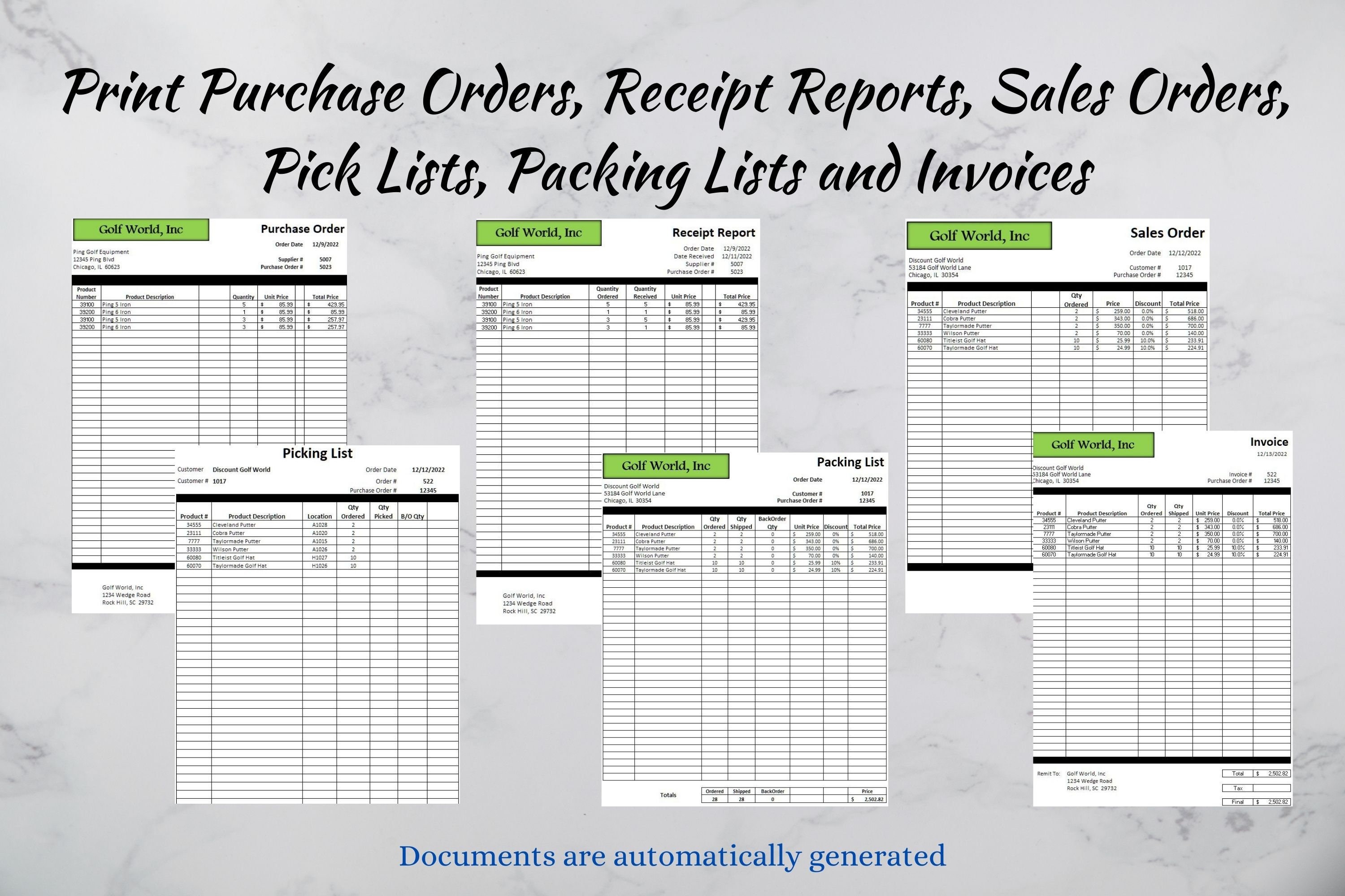 Inventory Management Template | Stock Management | Order Processing ...